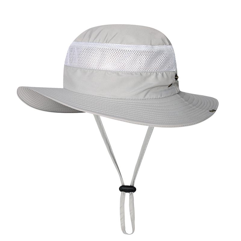 Buy Bucket Hat Breathable Packable Foldable Sunshade Nylon Mesh ...