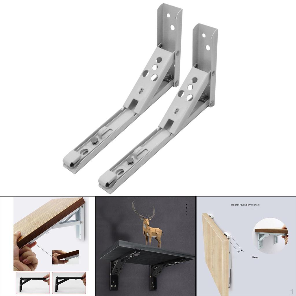 Buy Metal Triangle Folding Angle Bracket Shelf Bracket DIY for Home ...