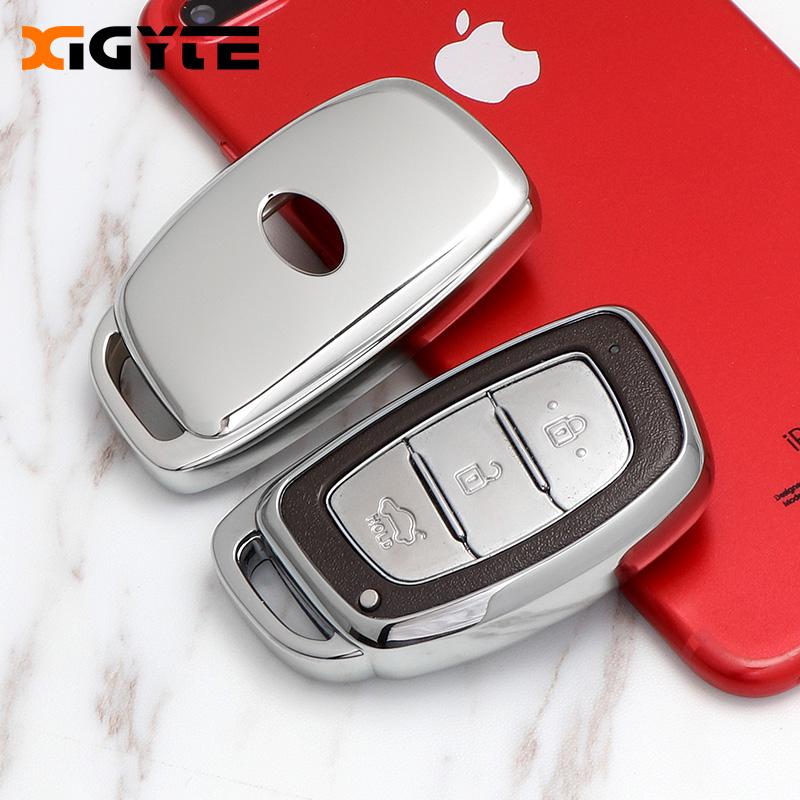 Buy Soft TPU Car Remote Key Cover Fit For Hyundai Creta Ix25 IX35 ...