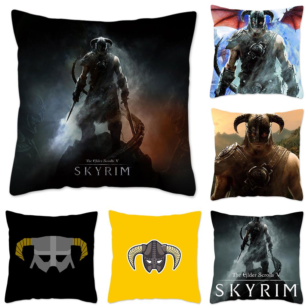 Satın alın Hey You Youre Finally Awake Skyrim Meme Pillow Case Home ...