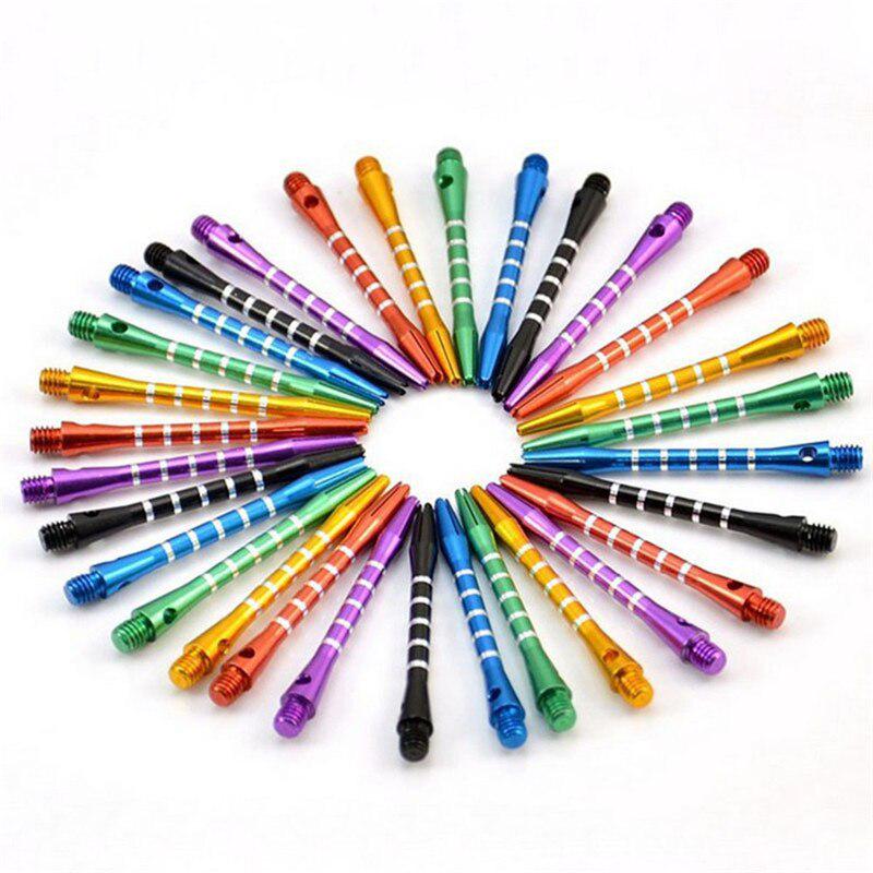 10pcs Aluminum Medium Darts Shafts Harrows Dart Stems Throwing Engraved ...