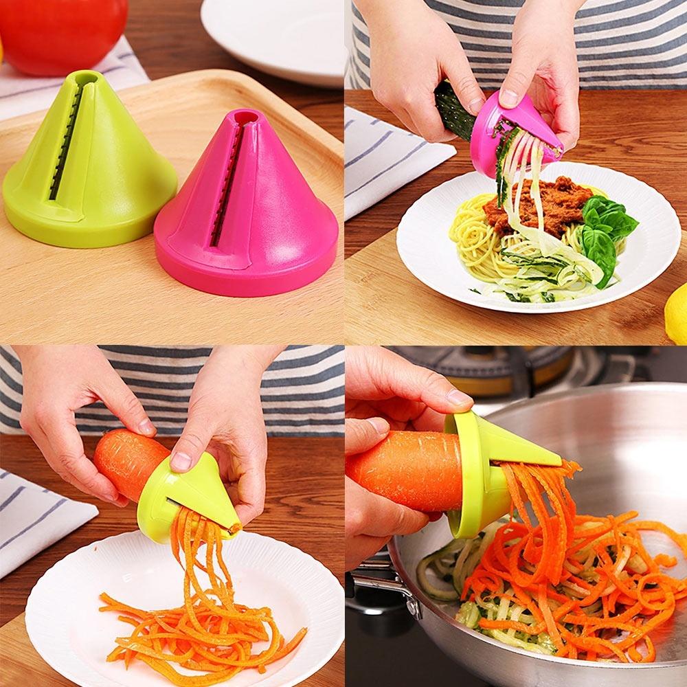 Buy 1 Pcs Kitchen Gadget Funnel Vegetable Carrot Radish Cutter Shred ...