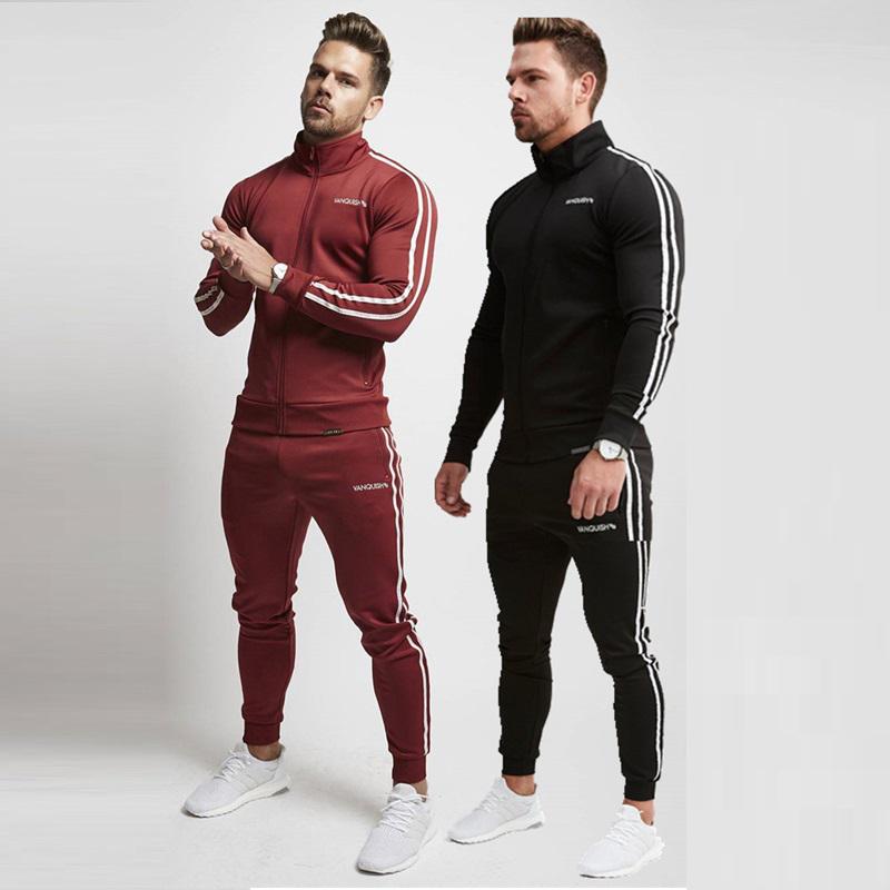 Buy Seven Joe Men Sport Muscle Set Zip Hoodie Sweater Gym Tracksuit ...