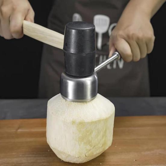 Good Long Lasting Rust-proof Portable Handheld Coconut Shell Breaker ...