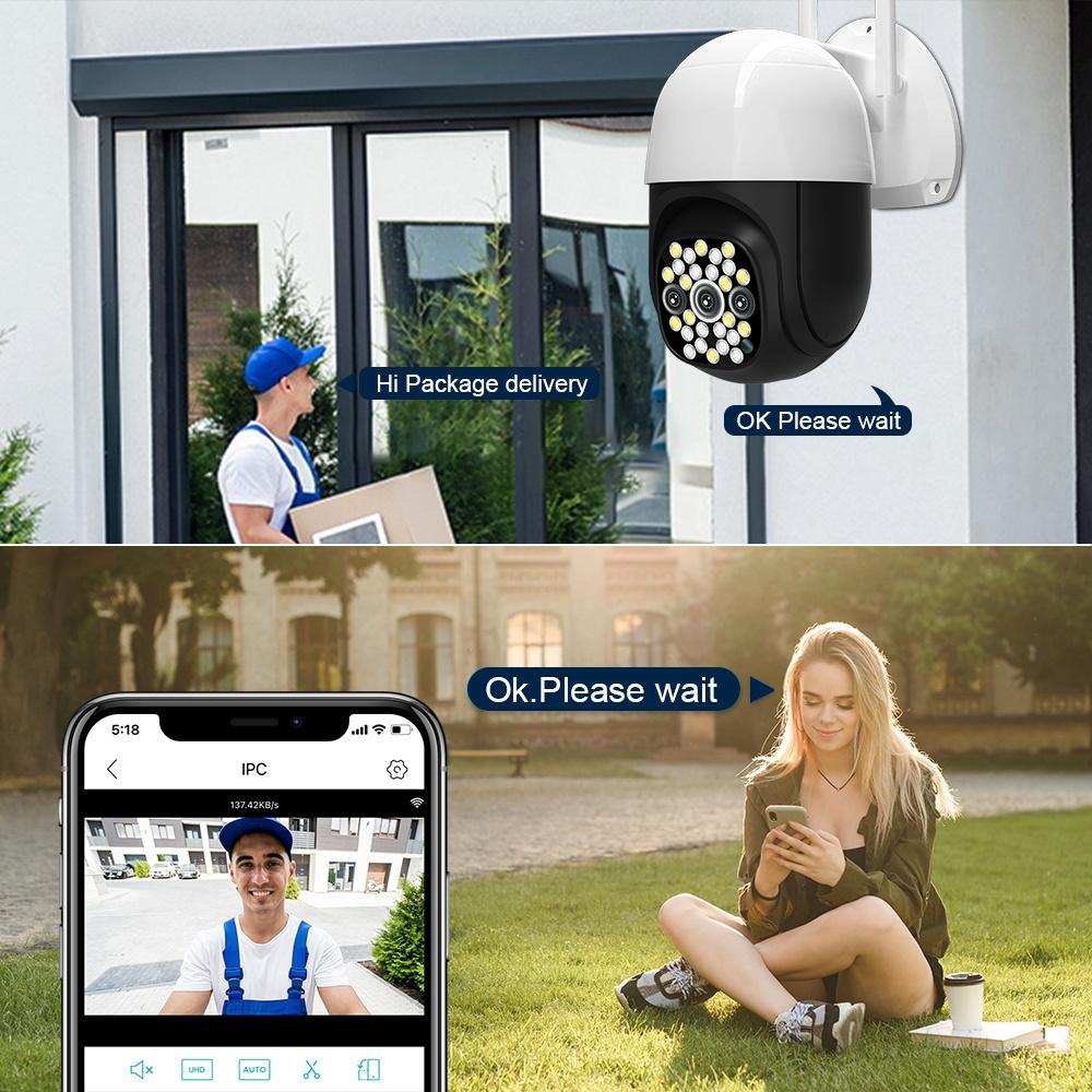 Buy EVKVO Yoosee 5MP 5G WiFi IP Camera 3 Lens PTZ CCTV Security ...