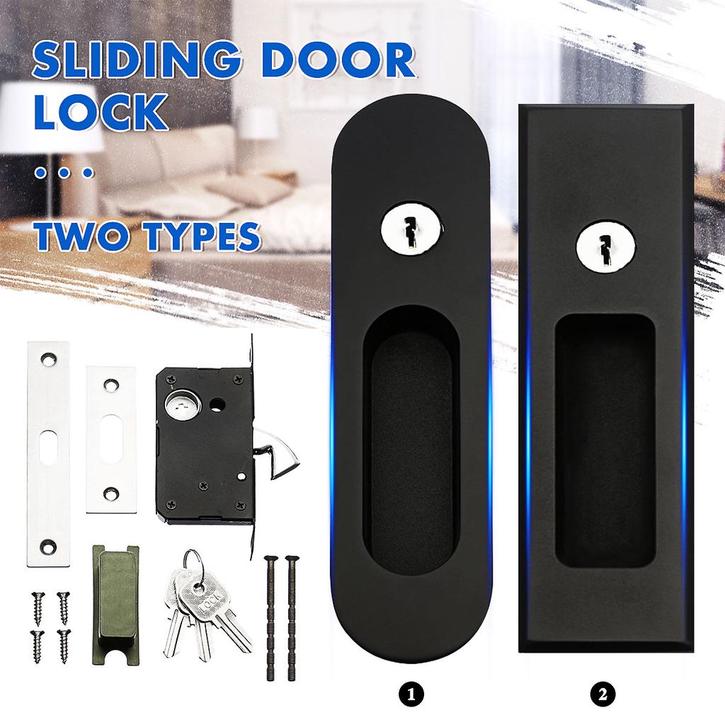 Buy Sliding Door Cabinet Invisible Door Lock Double-sided Lock Push ...
