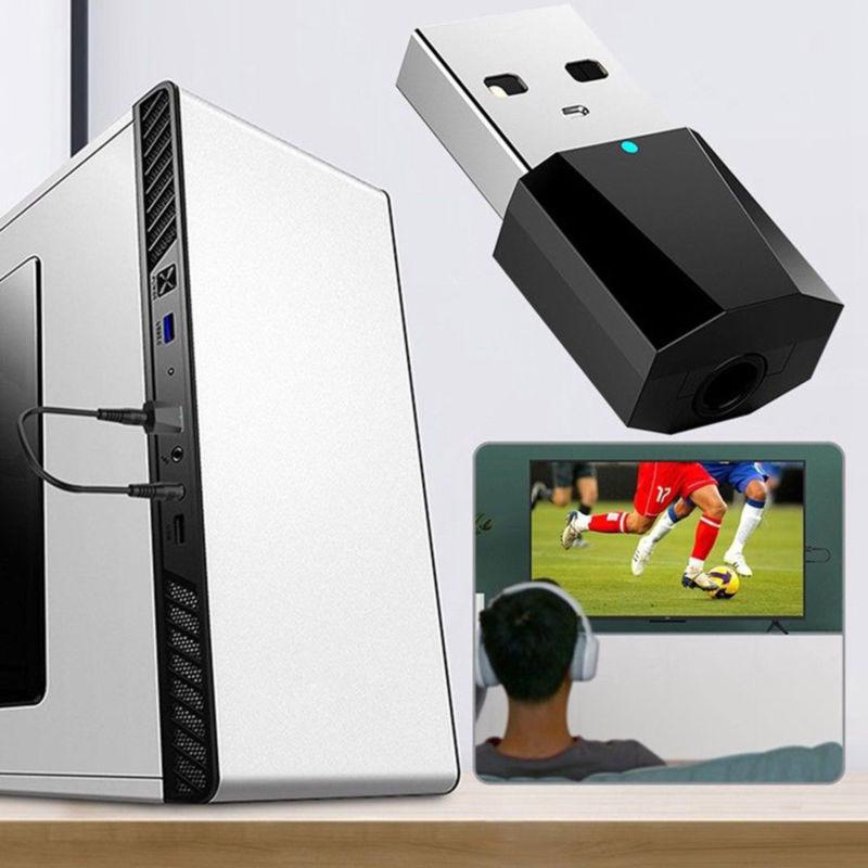 Buy Mini USB Stereo Car Bluetooth Audio Receiver Bluetooth Adapter 4.2 ...