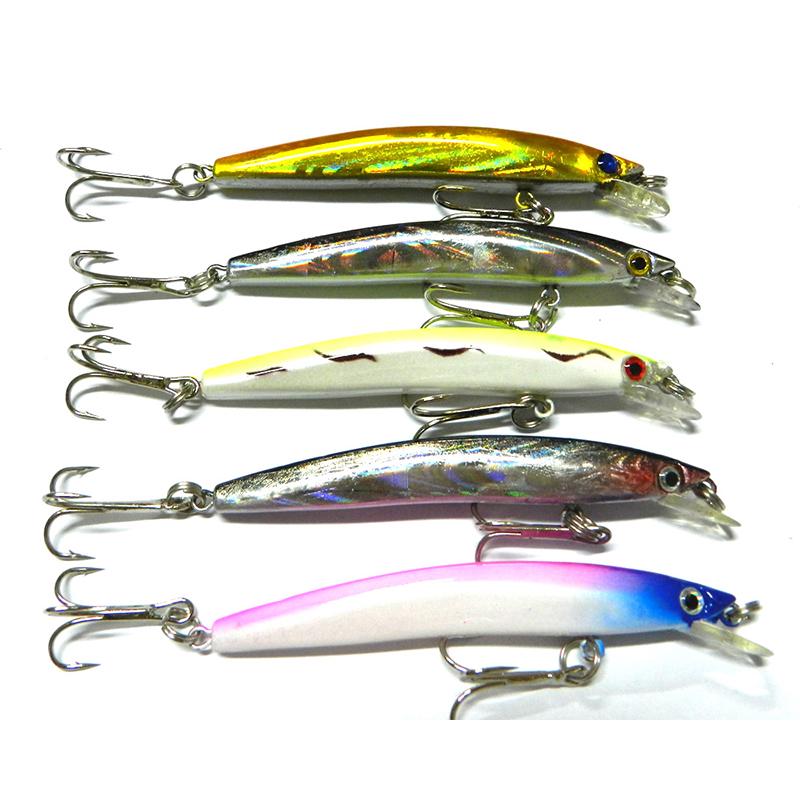 HENGJIA 1pc Minnow Fishing Lure Wobbler Hard Bass Pike Bait Lifelike Floating Fishing Tackle köp ...