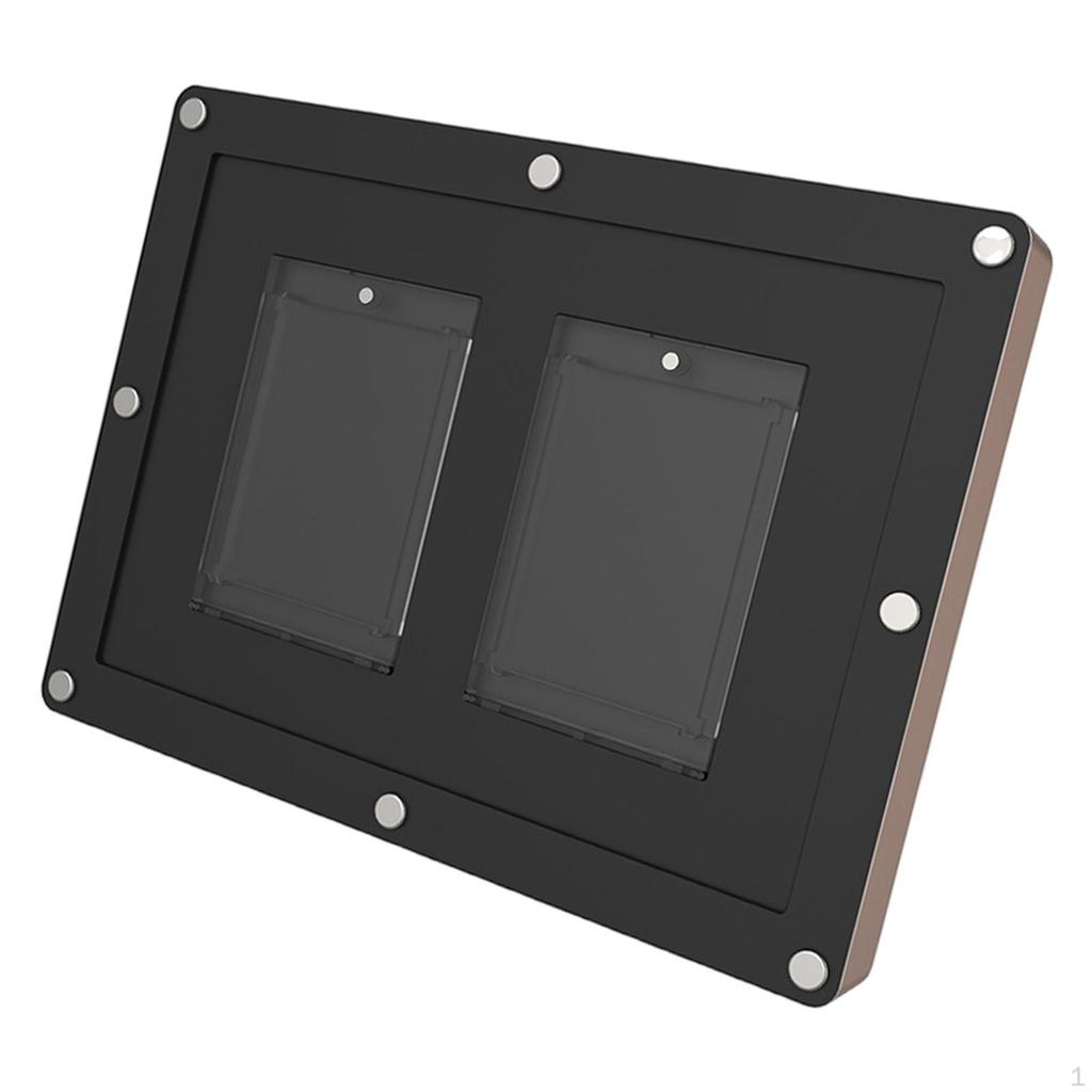 Buy Cards Frames Screw Screwdown Border Wall Mount Black Border 2 cells ...