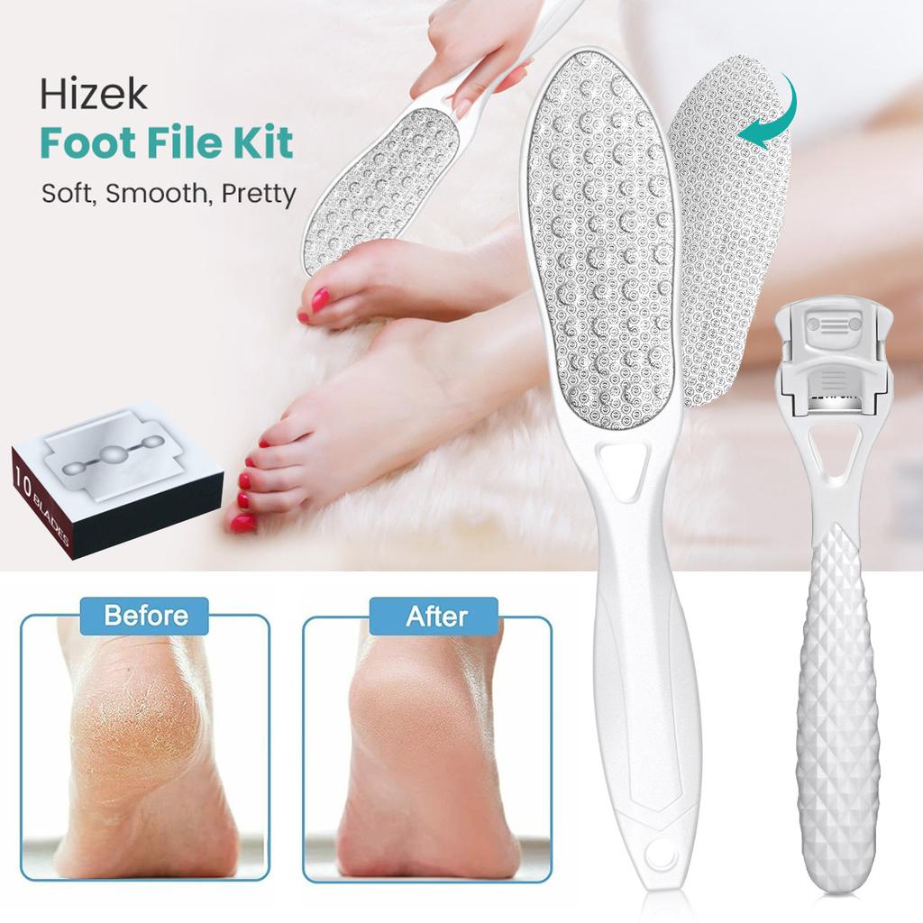 Buy Foot Rasp File Callus Remover Hard Dead Rough Skin Scrubber Dual ...