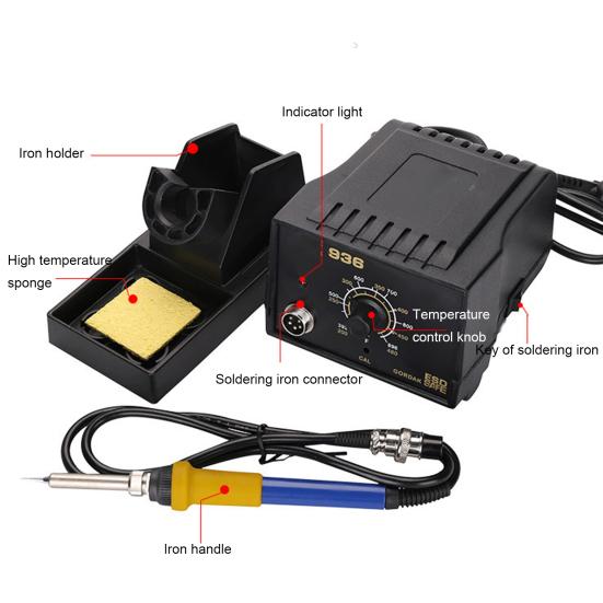 Buy 60W 936B Lead-free Antistatic Temperature Regulating Welding ...