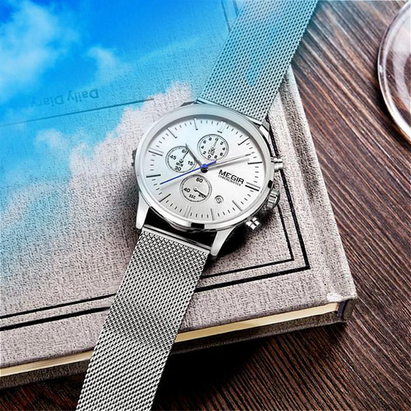 Buy Fashion Stainless Steel Mesh Band Gold Watches Slim Men Watches ...