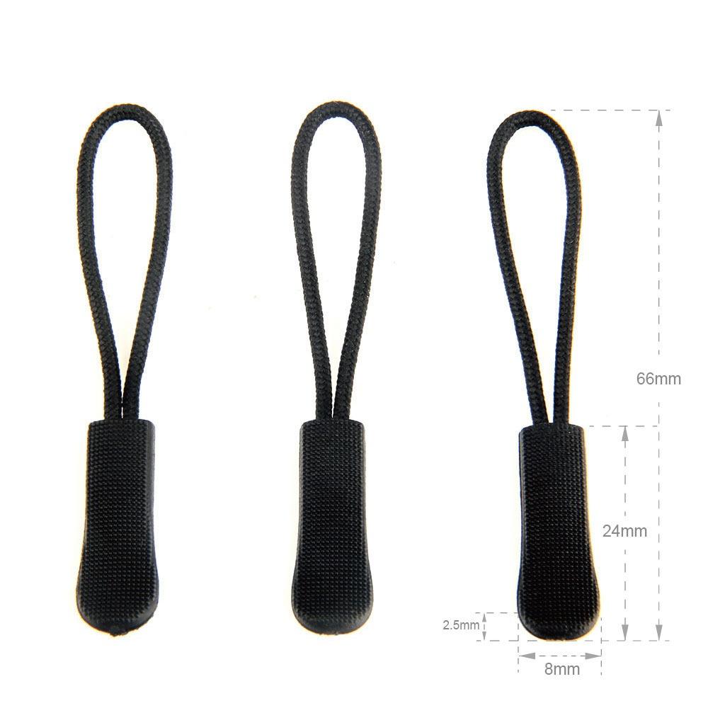 Buy Zipper Pull Cord Rope Pullers Zip Puller Replacement Ends Lock Zips ...