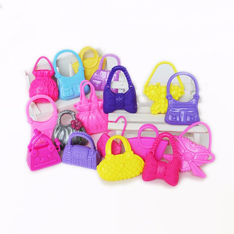 Buy 5PCS Doll Bags Accessories Toy Fashion Morden Mini Handbag for Doll ...