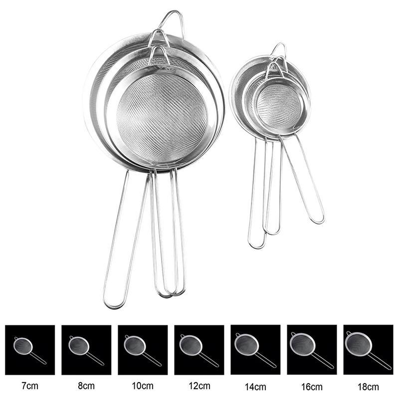 Stainless Steel Kitchen Flour Sieve Net Filter-buy at a low prices on ...