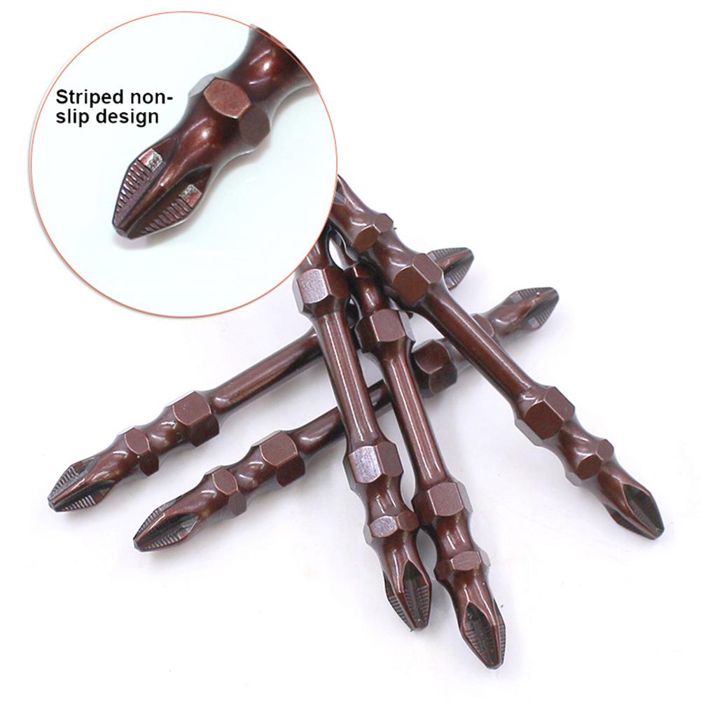 Buy Slotted 10Pcs 100mm/65mmx6.0PH2 Double-ended PH2 Screwdriver Non ...