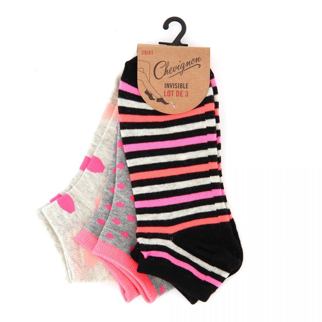 Buy Lot of 3 Pairs of Socks Sadia Woman CHEVIGNON at affordable prices ...