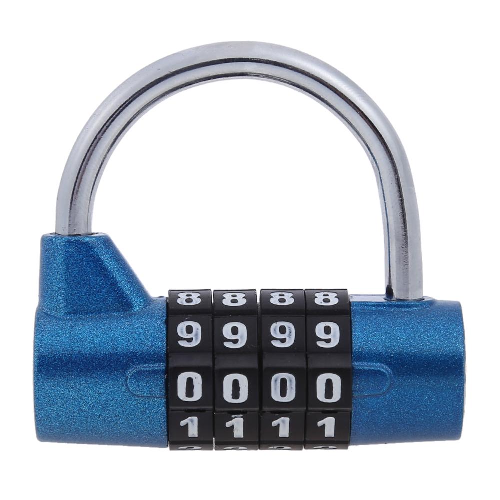Buy 4 Digit Password Safety Lock Wide Shackle Combination Padlock New ...