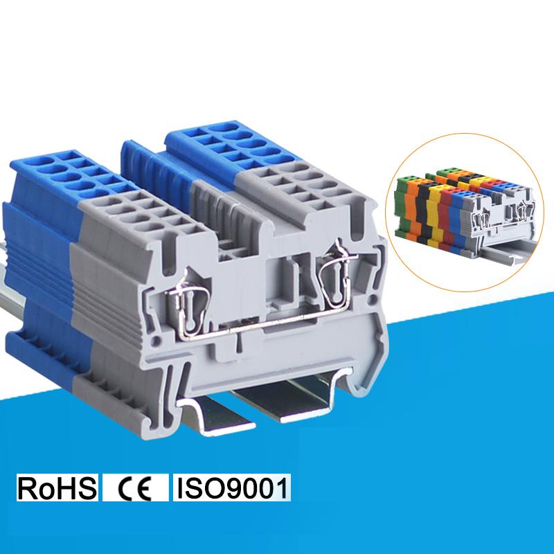 Buy 5Pcs St2.5 Terminal Row Spring Terminal 2.5Mm Fast Rail Type In ...