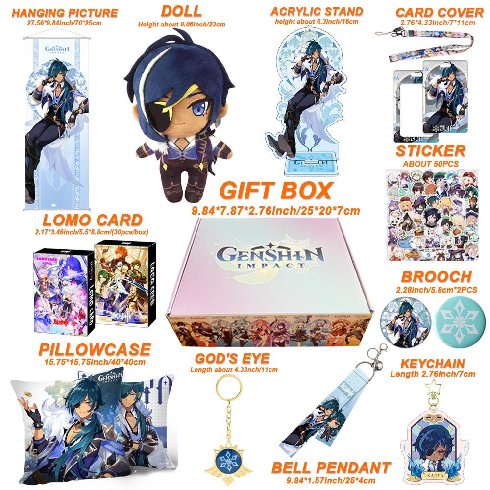 Cheap Genshin Impact Box - Including Doll,Pillowcase,Hanging Pictur ...