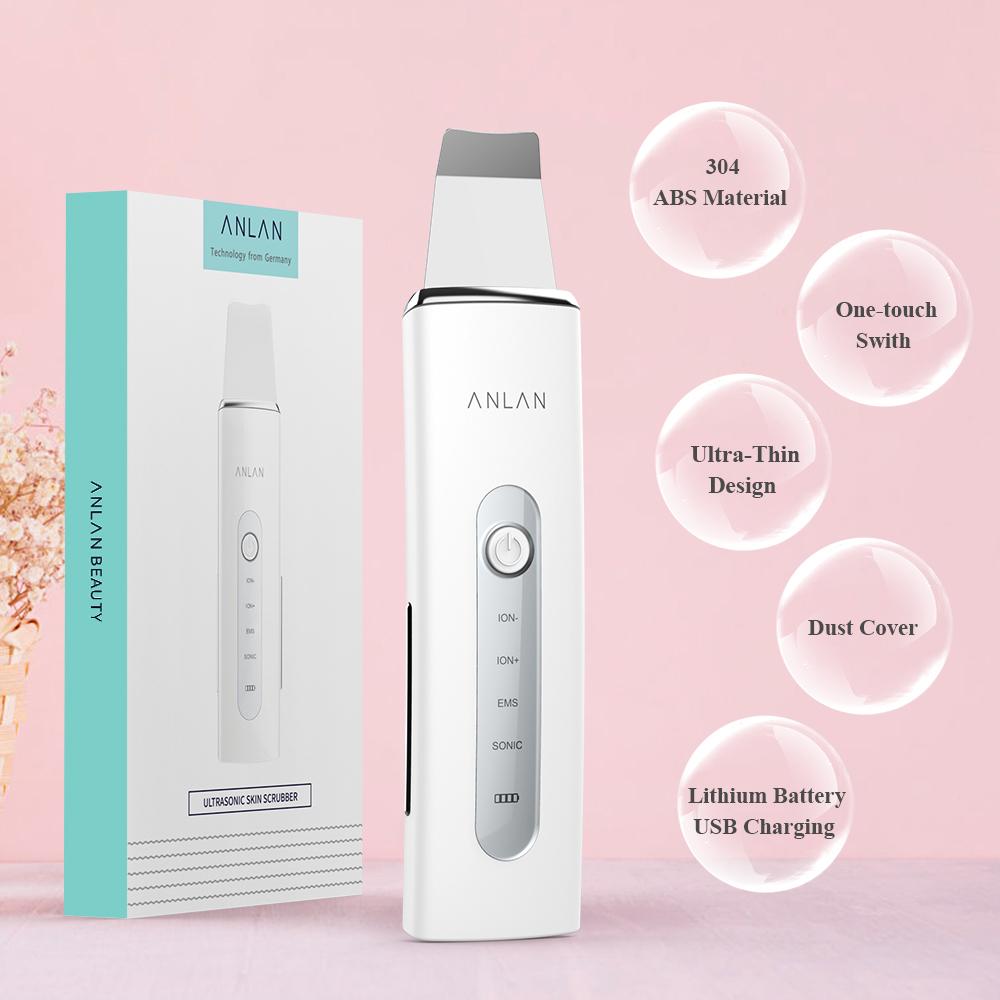 Buy ANLAN Ultrasonic Ion Cleansing Blackhead Massage Skin Scrubber ...