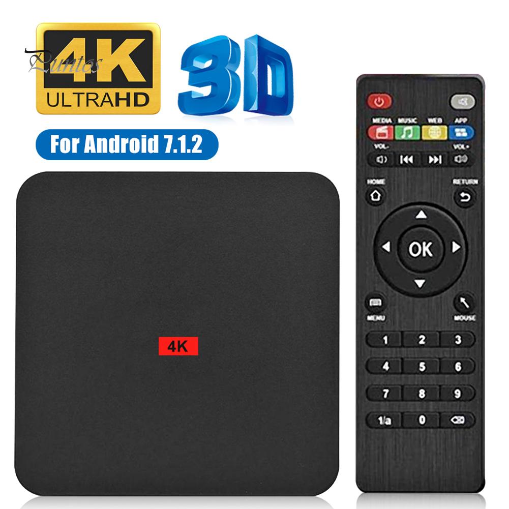 Buy For Android 10.0 Home WiFi RK3229 1G+8G TV Set Top Box 4K HD Smart ...