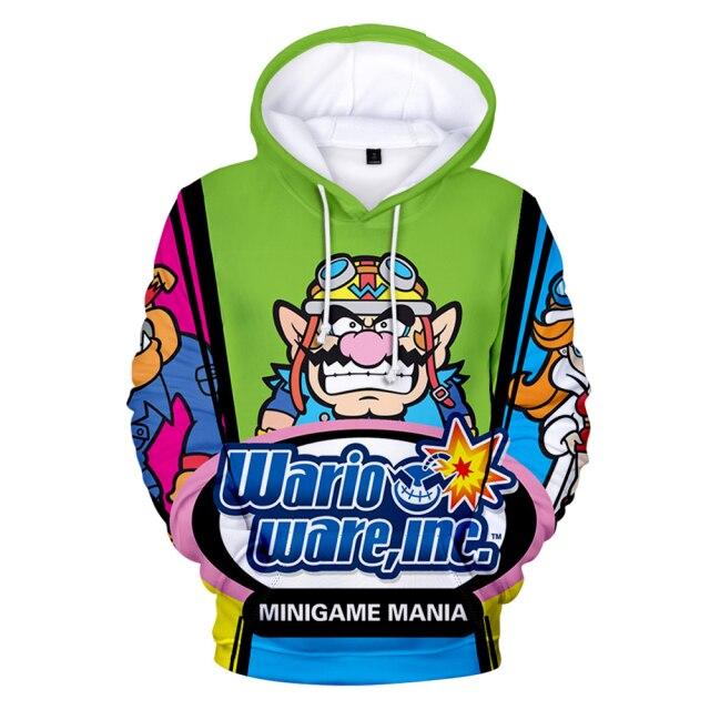 Buy Warioware :Get It Together !3d Printing Hoodie Merch Hoodie Men And ...