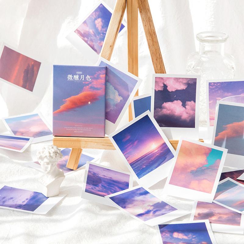 Buy 30Pcs Romantic Scenery Clouds Oceans Sticker DIY Journal ...