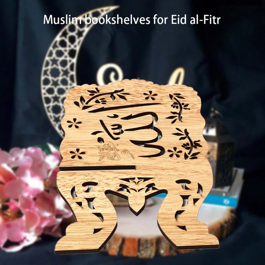 Buy Qin Kuran Quran Koran Holy Book Stand Holder Wooden Plaque Islam ...