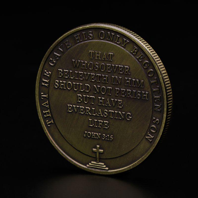 Buy Commemorative Coin Jesus Saying Coins Souvenir Believer Bronze ...