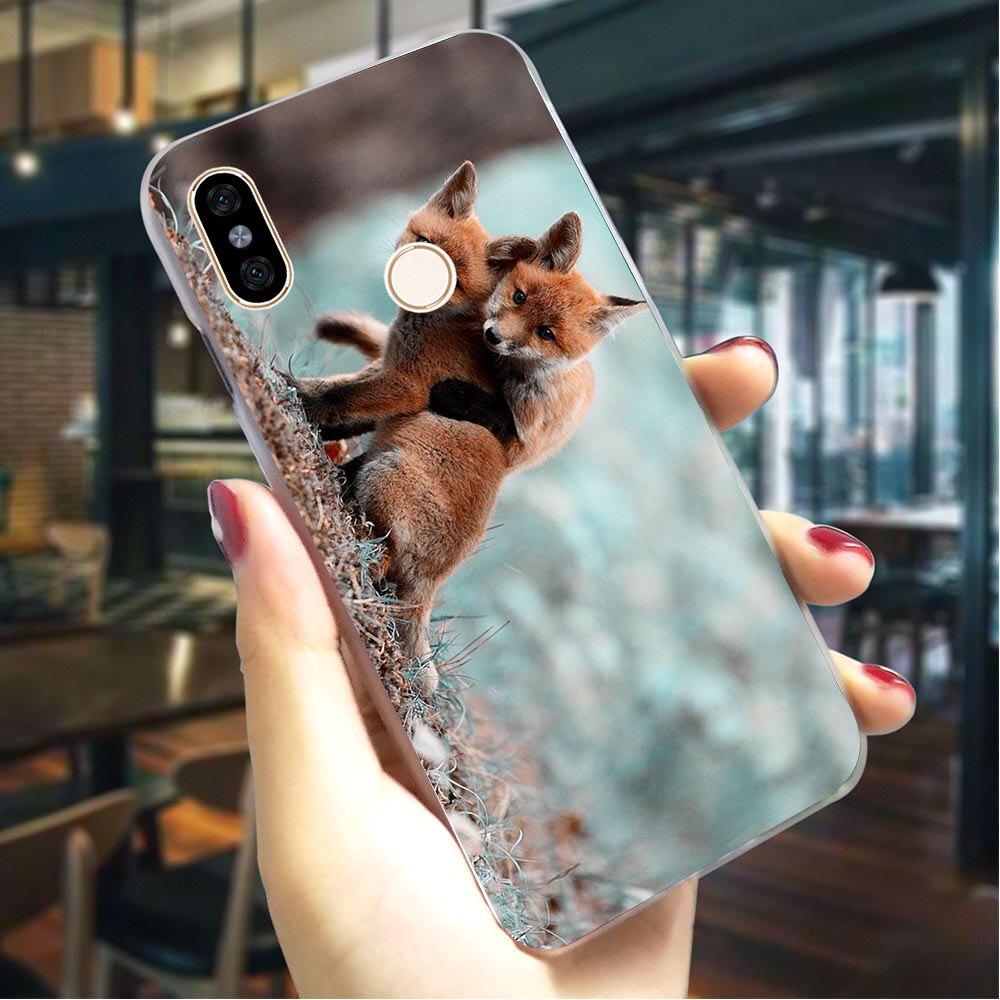 Buy Anime Fox Funny Foxs Phone Case For Redmi Note 4 4X Cover 4A 5 6 7A ...