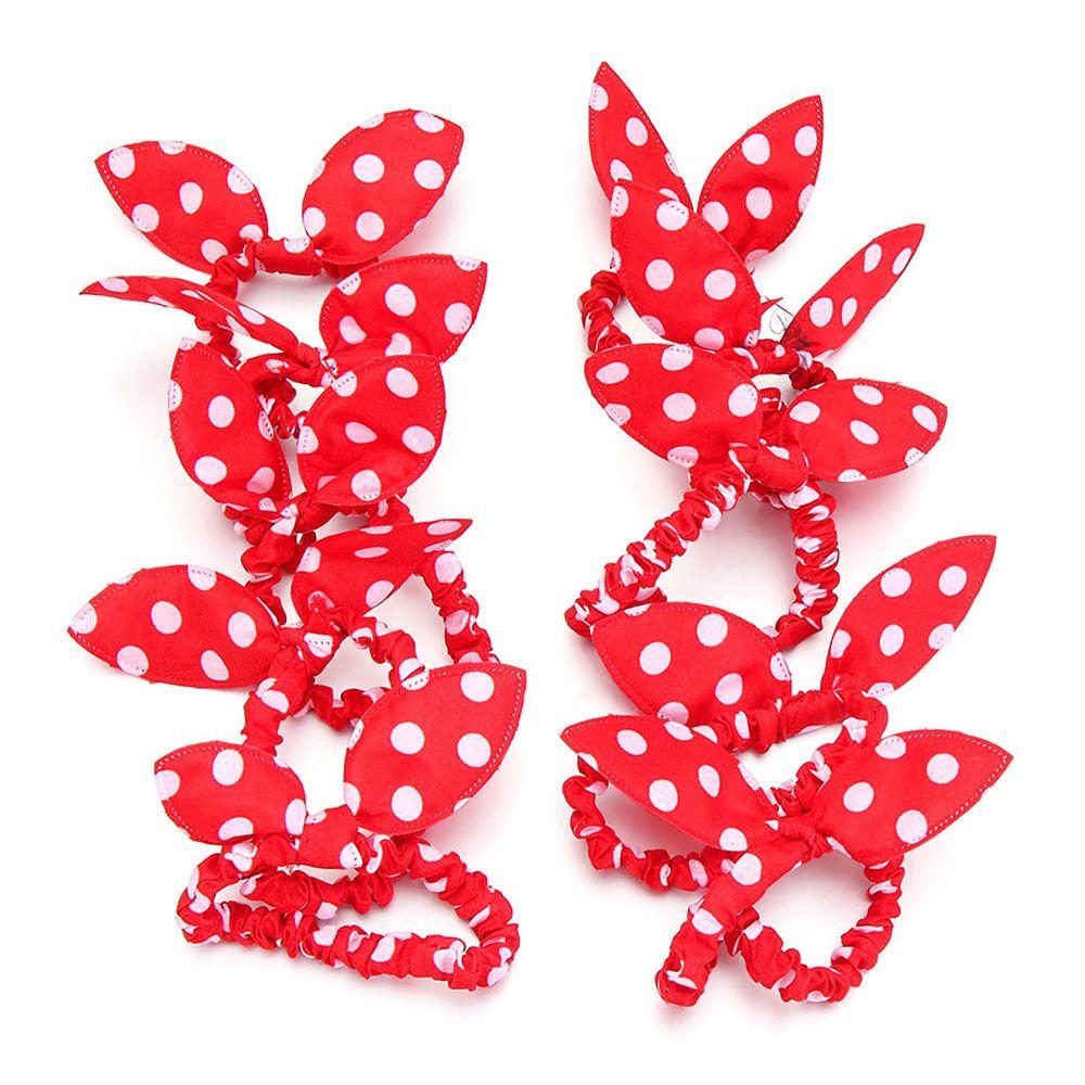 Cheap Cute Bunny Ear Hair Ring Elastic Hair Accessories Rubber Band ...