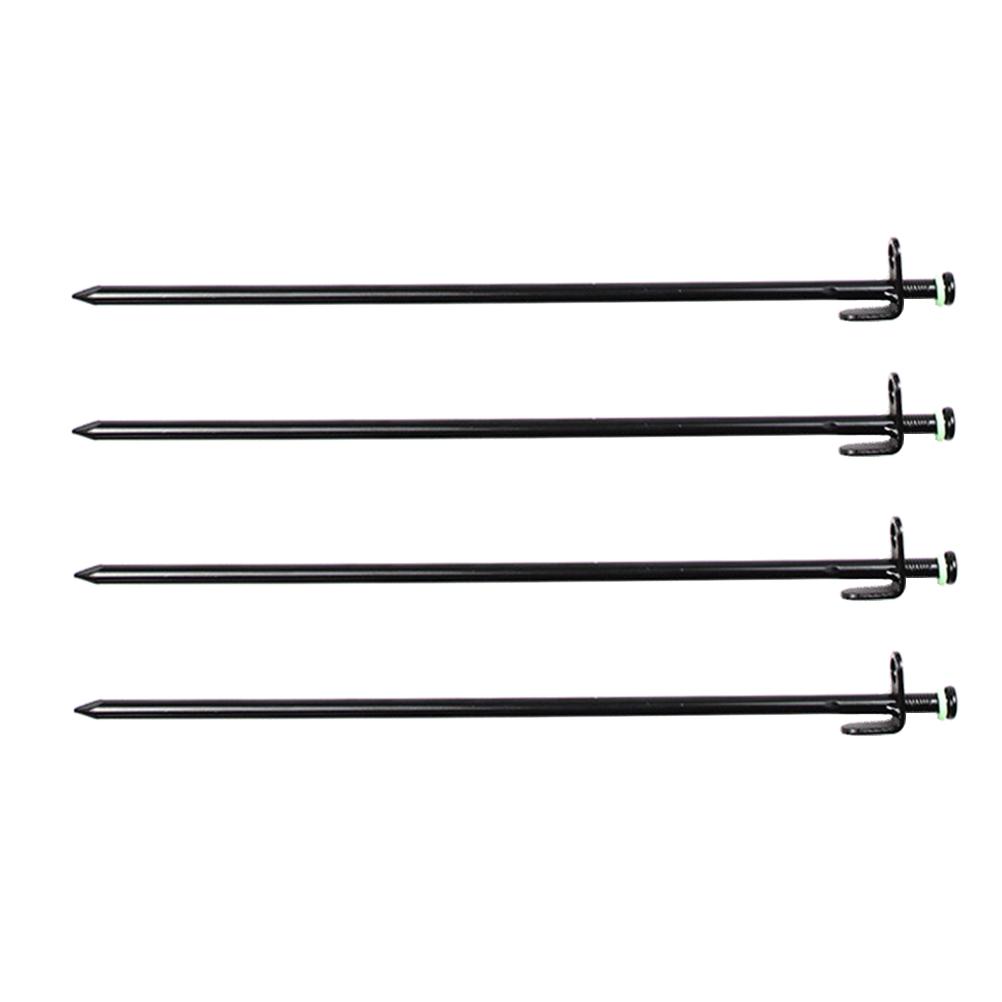 Buy 4Pcs Tent Stakes Durable with Noctilucous Ring Camping Stakes for ...