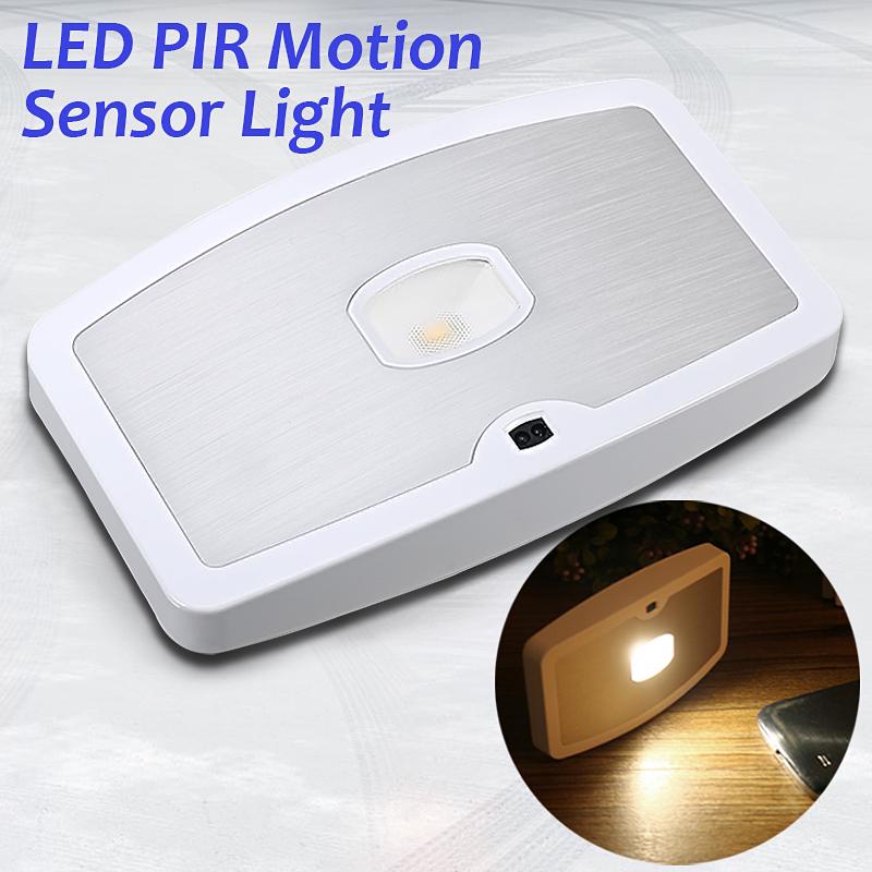 Cheap Dimmable LED PIR Motion Sensor Night Light Cabinet Lamp Cupboard ...