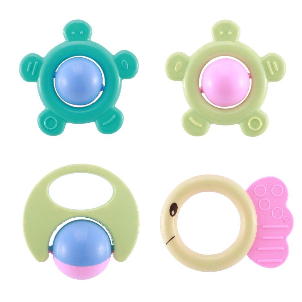 Buy DD ZZ 6pcs/set Baby Toy Baby Hand Ratt Sound Toy Portable Mini Toy ...