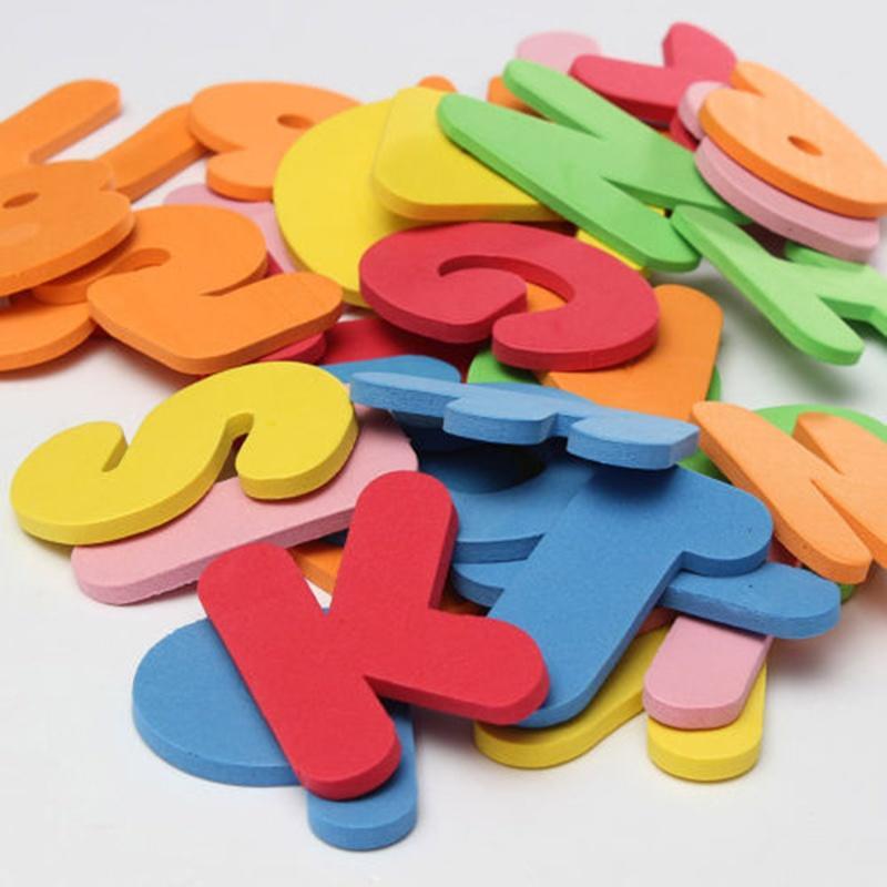 Buy 36 Pcs Baby Kids ABC 123 Sponge Foam Letters Floating Bath Tub ...