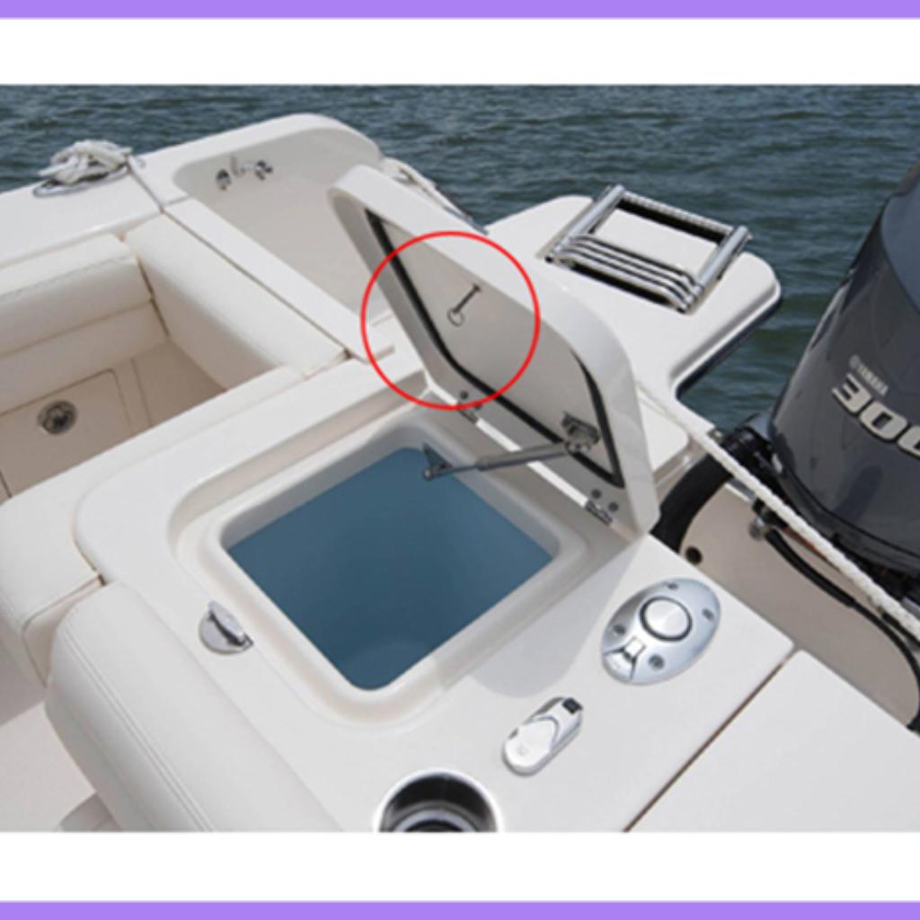 Satın alın 316 Stainless Steel Hatch Cover Pull Handle Quick Pin Button ...