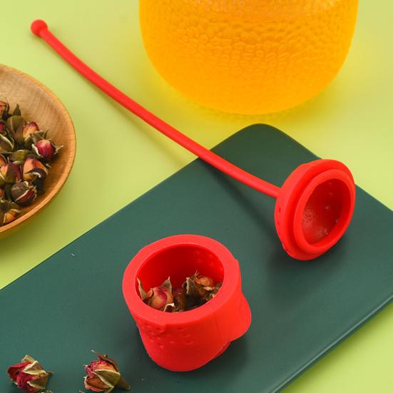 Useful Fine Mesh Leaf Water Separation Lightweight Rose Design Tea ...
