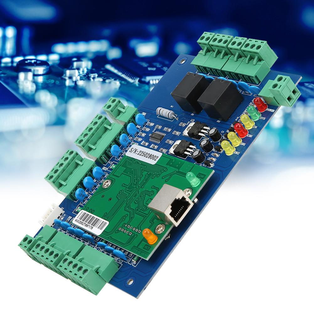 Buy Dual Door TCP/IP Wiegand Access Control Panel Gate Opener Board Controller with Software ...
