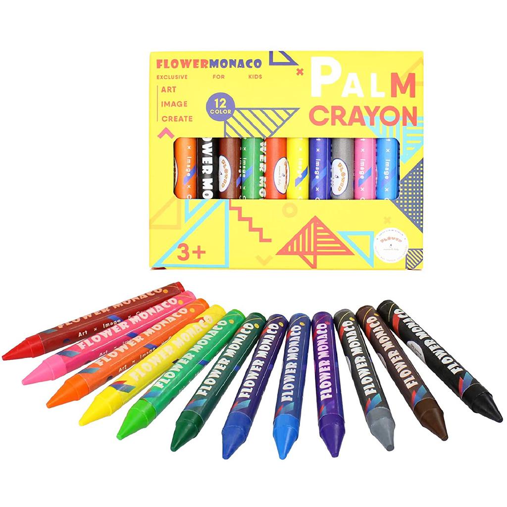 Hot Sale Toddlers Non Toxic Jumbo 12 color Crayons Learning Educational ...