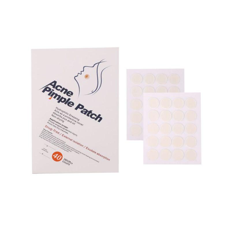 1 Box/40 Pcs Acne Pimple Patch Remover Set Treatment Acne Scar Remover ...