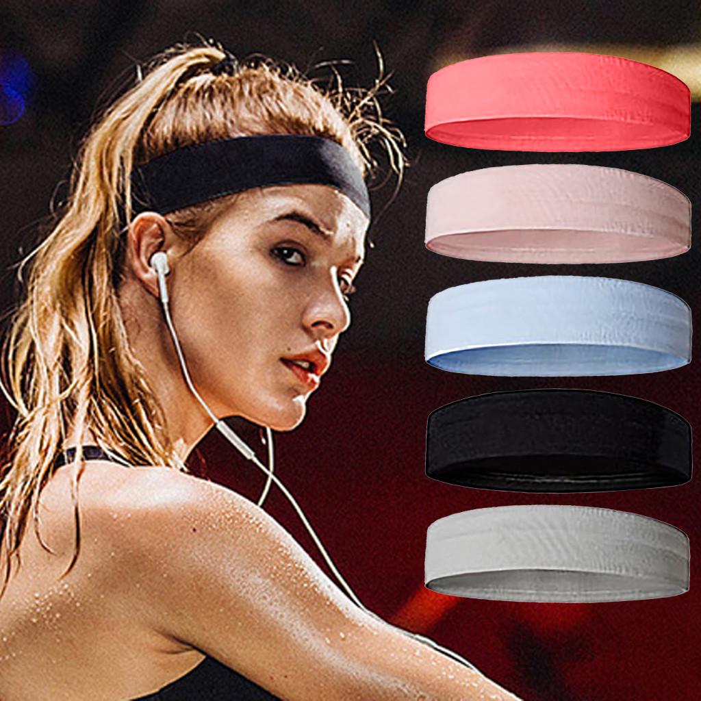 Buy [BH] Outdoor Running Sports Hair Band Hair Ring Elastic Non-slip ...