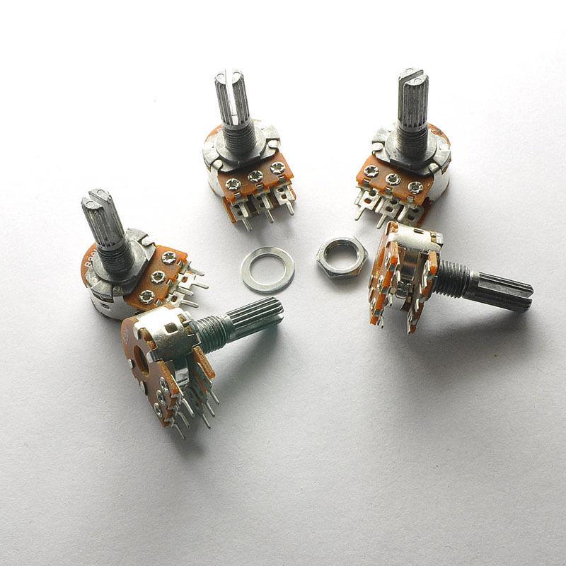 Buy 5PCS WH148 15mm Potentiometer B1K B2K B5K B10K B20K B50K B100K ...