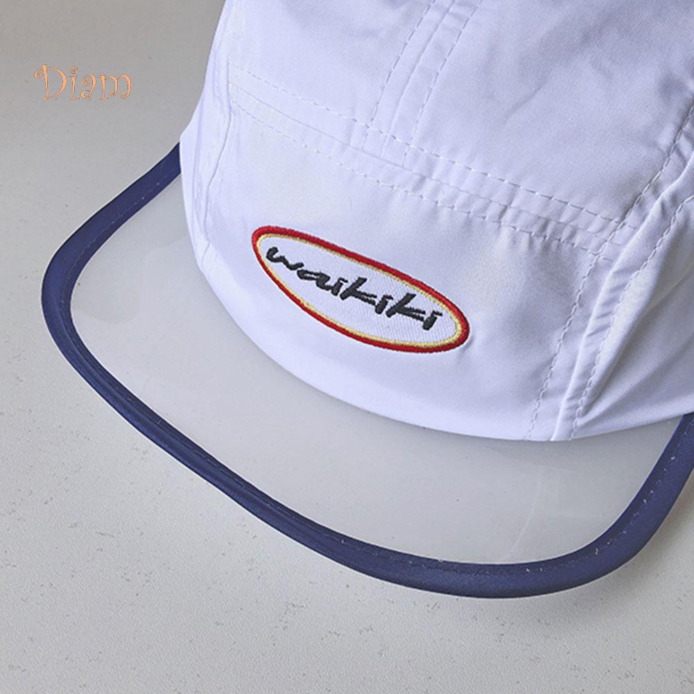 Buy Plar Bear Summer Unisex Kid Letter Embroidery Anti UV Splicing ...