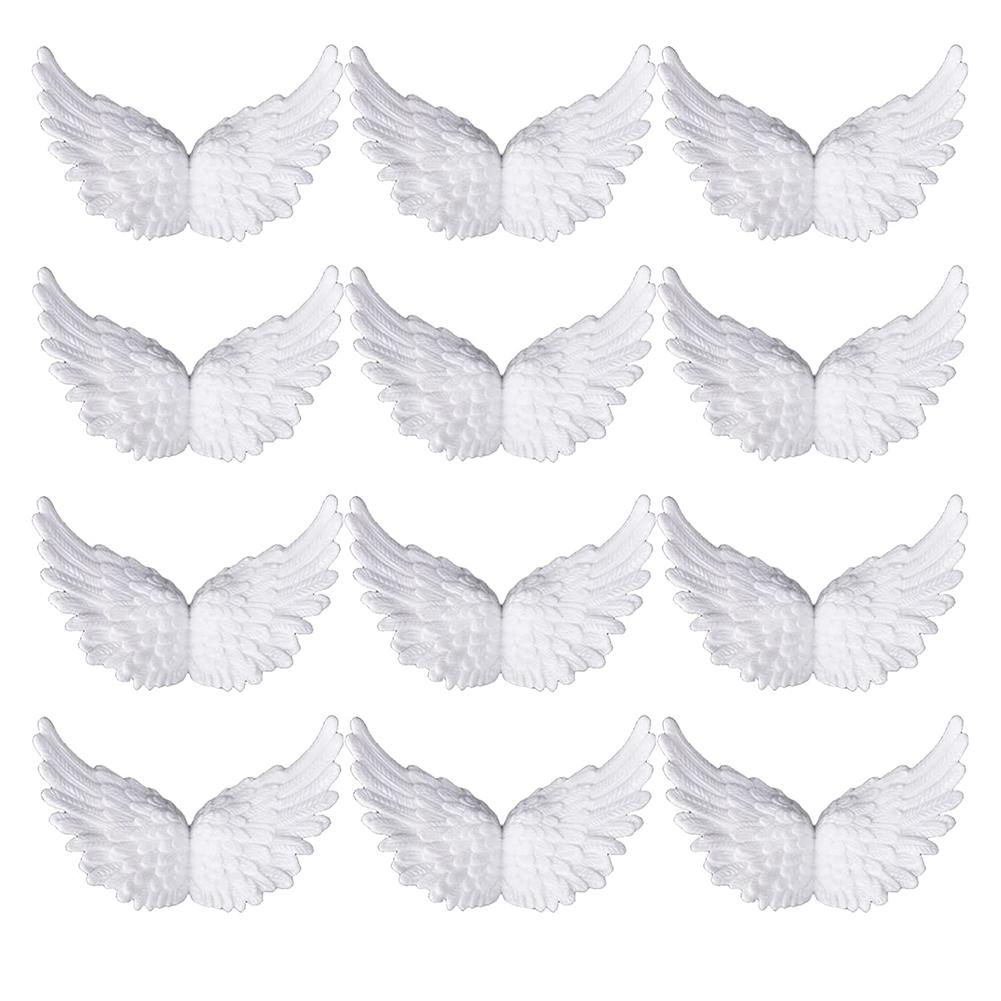 Cheap 12pcs Angel Wing Craft DIY Hanging Pendants Ornaments Christmas ...