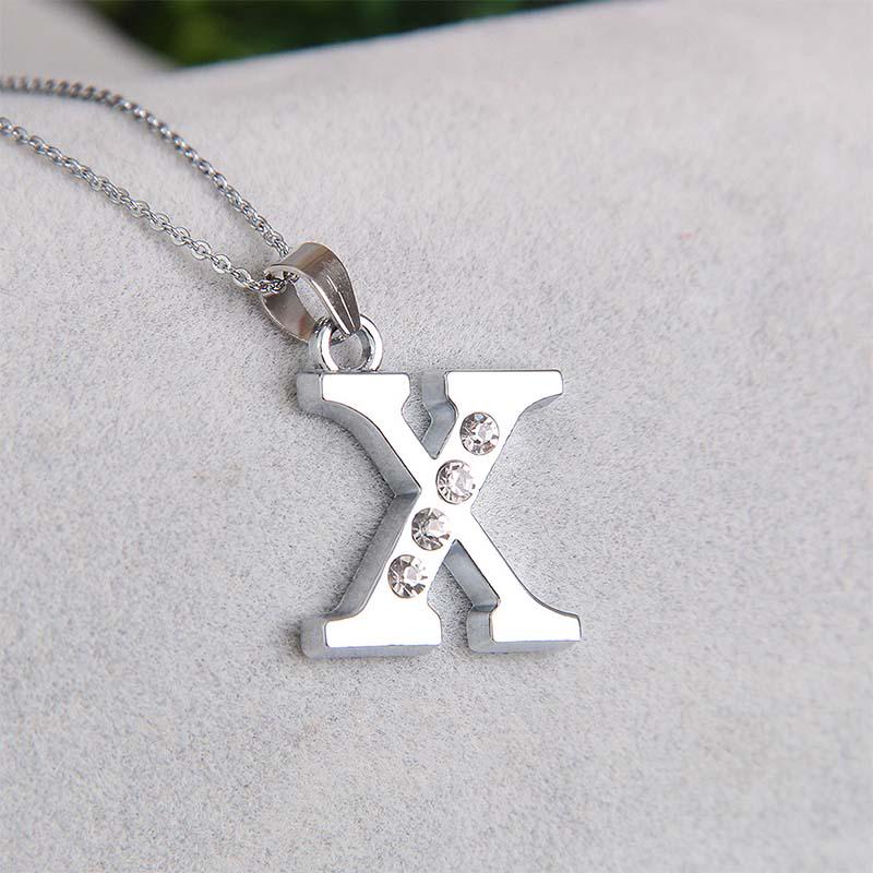 Cheap Women Simple Fashion 26 Letters Pendant Necklace Girls Jewelry ...