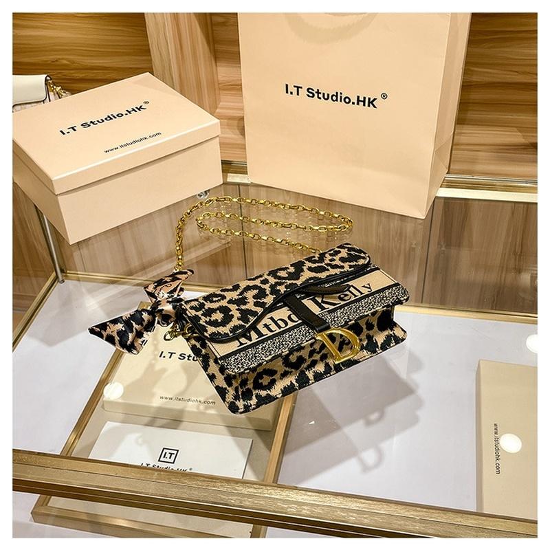 Buy Leopard Print Handbags Niche Light Luxury All-match Fashion Chain ...