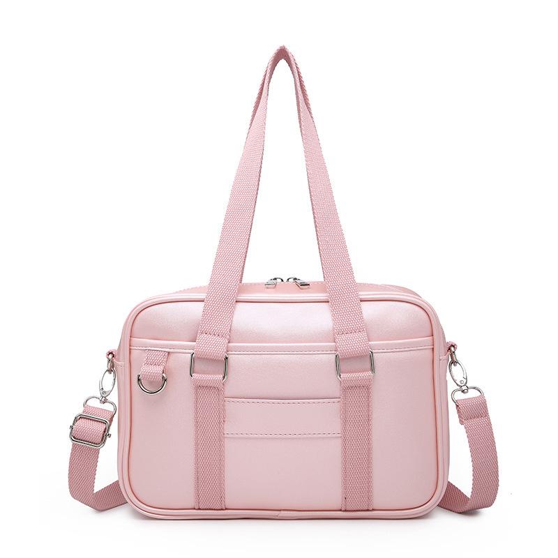 Buy Women Student Style Handbag School Uniform Bag PU Leather Crossbody ...