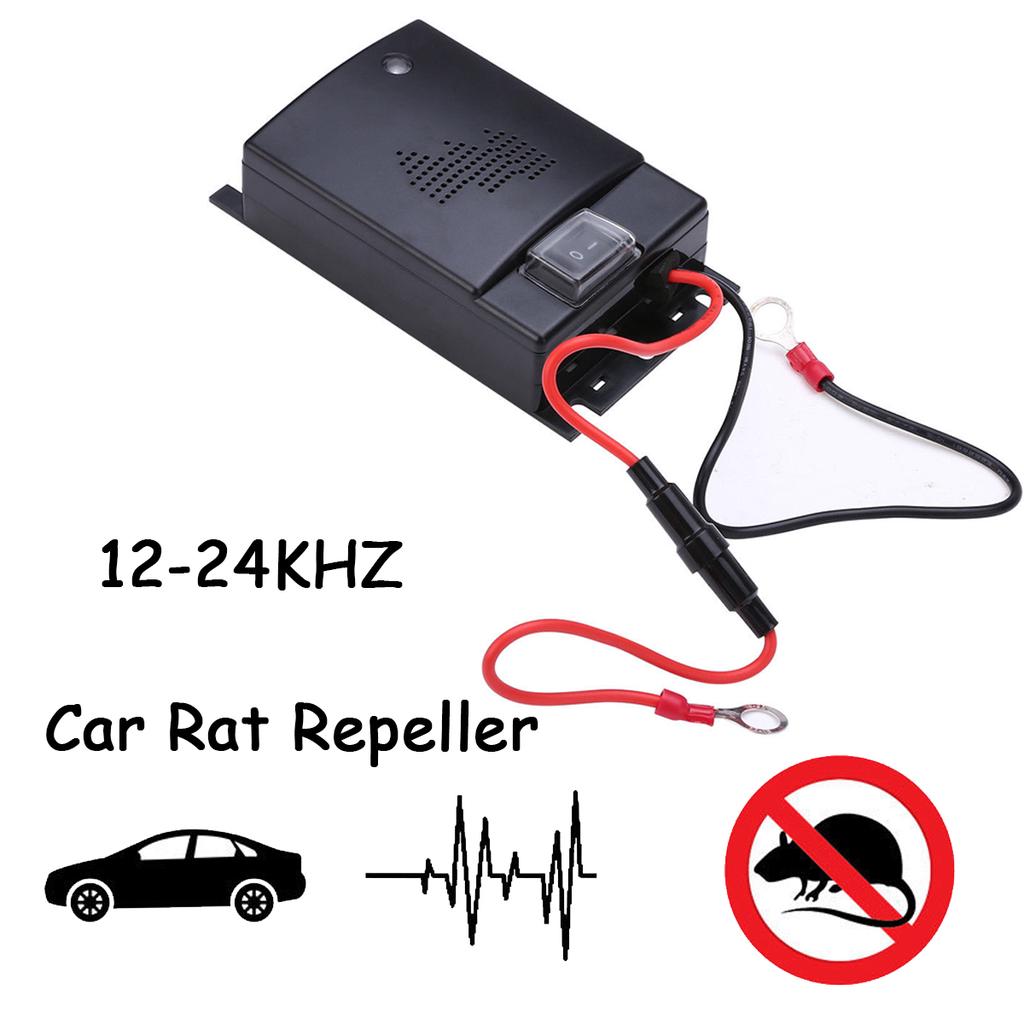 Buy Car Auto 12V Ultrasonic Pest Mouse Rat Repeller Cat Rodent Bug ...