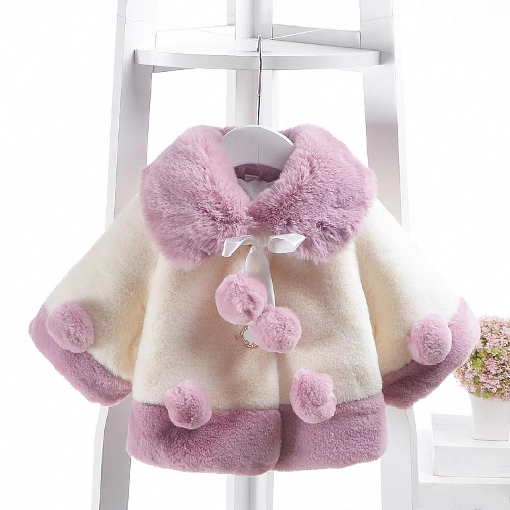 Cheap Baby Infant Girls Autumn Winter Velvet Coat Cloak Jacket Thick ...